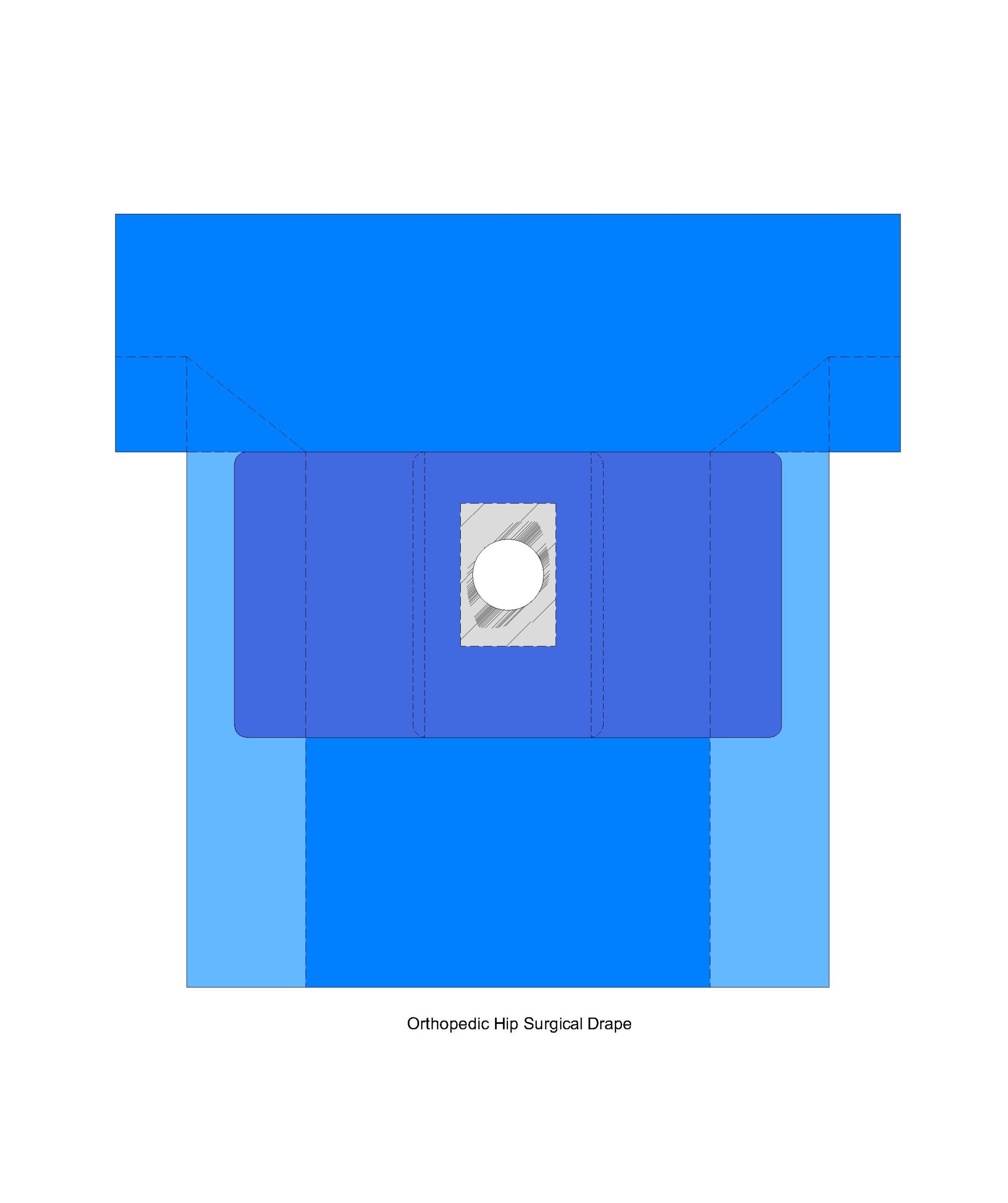 Orthopedic Hip Surgical Drape - Dismac - Protective Clothing ...